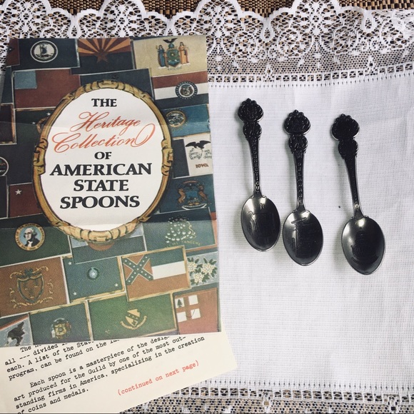Vintage | Kitchen | The Heritage Collection Of American State Spoons ...